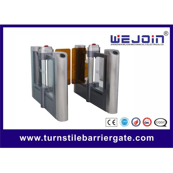 Quality Stainless Steel Double Automatic Swing Gate Turnstile With Dry Contact Interface for sale