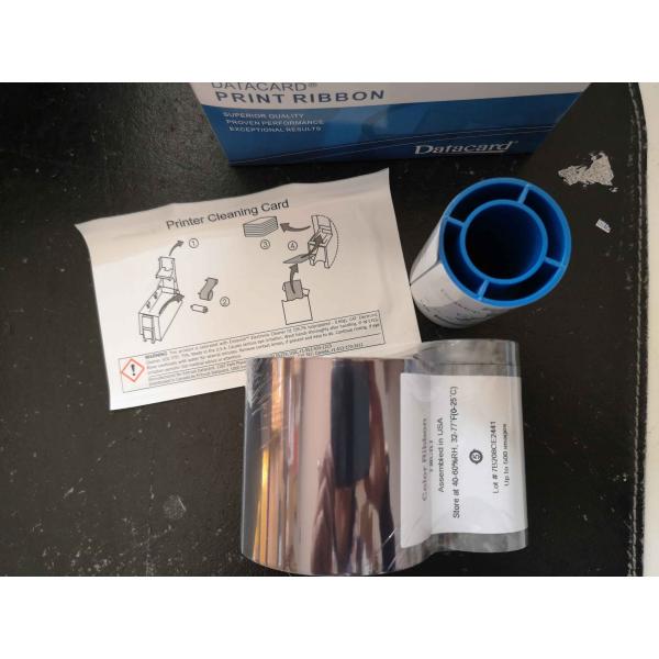 Quality 300 Prints Datacard CD800 Ribbon YMCKF-KT Fluorescent Ribbon Compatible with for sale