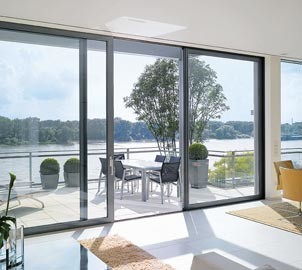Quality Customizable Residential Aluminum Sliding Glass Doors with Enhanced Security Sound Insulation and Thermal Break for sale