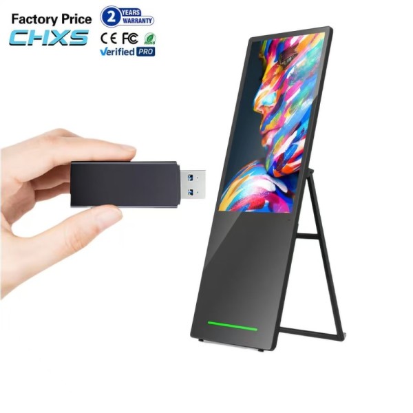 Quality CH Floor Standing Lcd Digital Signage 32 43 55 65 Inch Vertical Poster Advertising Touch Smart Interactive Display Screen Totem for sale