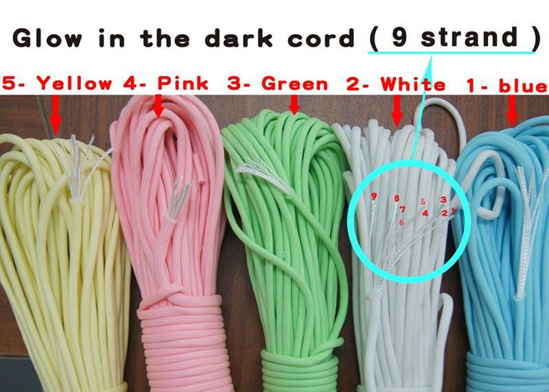 Outdoor 4mm 550 100FT Paracord Parachute Cord Rope with 7 Inner Strand