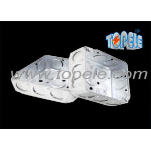 Quality 4 Inch Square Electrical Boxes And Covers With Knockouts Square for sale