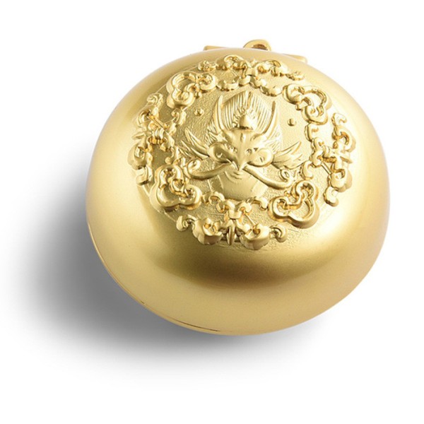 Quality Luxury Gold Color Plating Dia 40mm Metal Pocket Ashtray Customized for sale