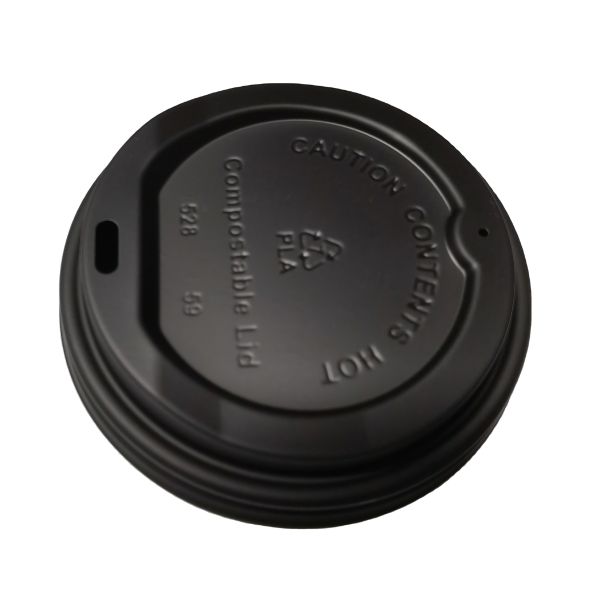 Quality 62mm/73mm/80mm/90mm/115mm Colorful Design Biodegradable CPLA Paper Lid for Coffee Cup for sale