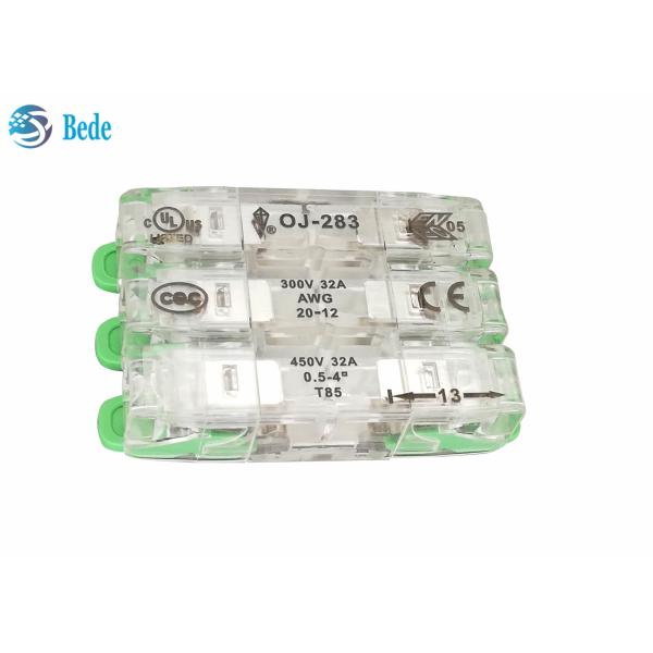 Quality Universal Wire And Cable Quick Wire Connector PA66 3 Input 3 Output 450V for sale