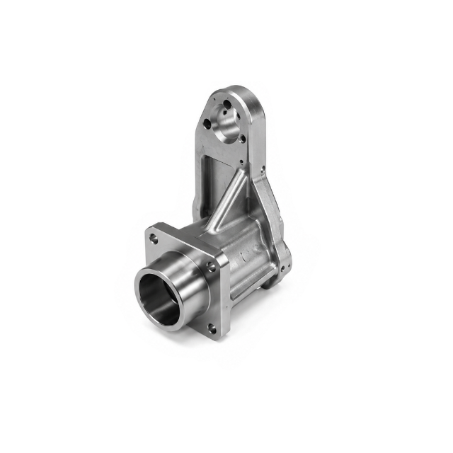 Precision CNC machined robot components showing complex joint structures