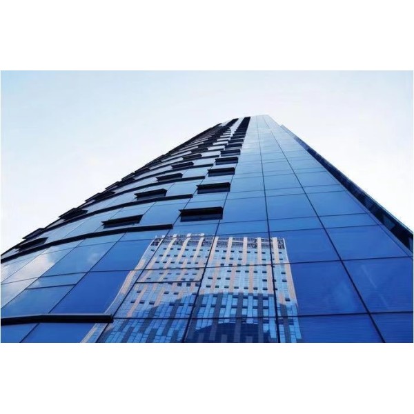 Quality Long Lasting Glass Curtain Wall with Thermal Insulation and Sleek Aluminium Finish for sale