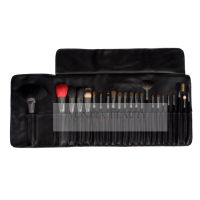 Quality Animal Hair Professional Makeup Brush Set 23Pcs With Soft PU Carrying Case for sale