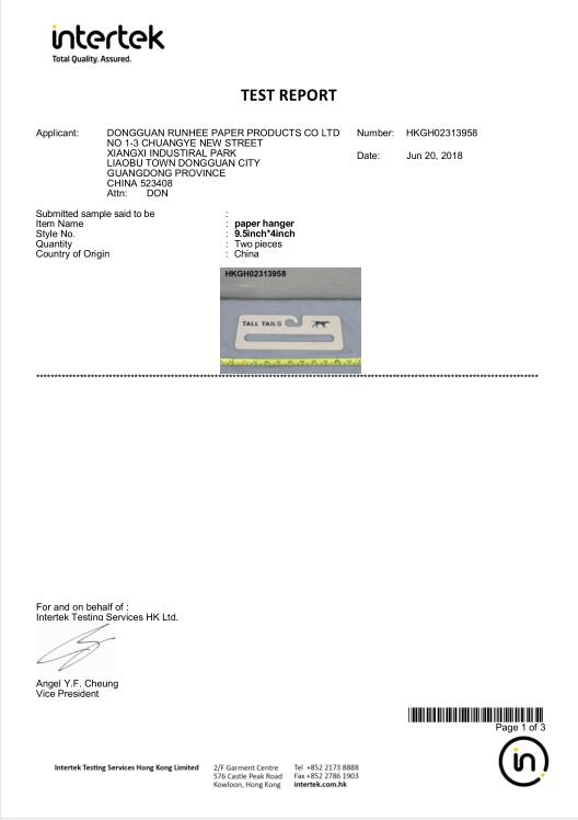 Product certification 3