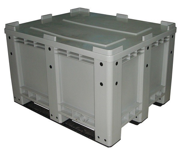 Quality 1200x1000x265mm Foldable HUADING Plastic Bulk Container Food Storage Containers for sale
