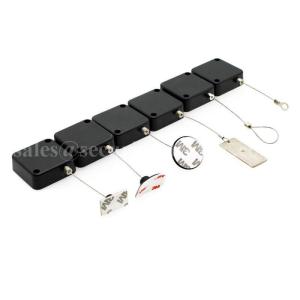 Quality ABS Shell Anti Theft Cable Retractor With 3M Sticker for sale