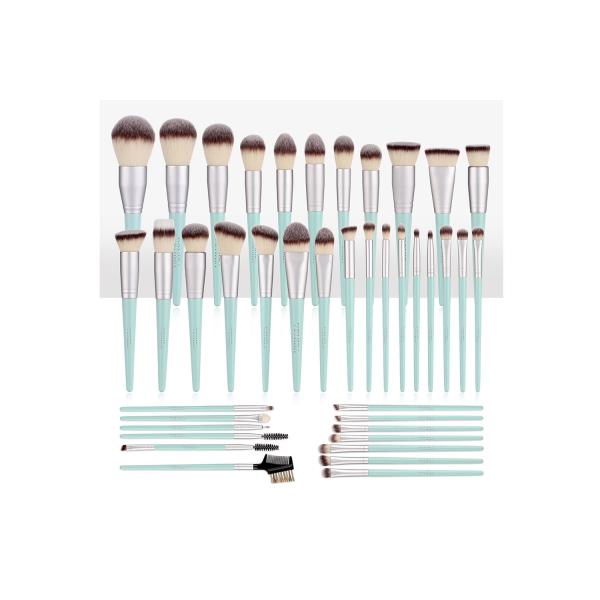 Quality 40 Pieces Vonira Synthetic Vegan Makeup Brushes for sale