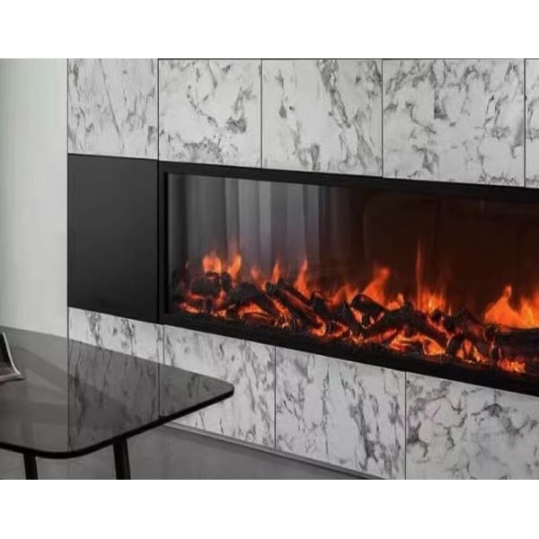Quality PRO-E Drawing Format Customized Realistic Feel Electric Fireplace Simulation for sale