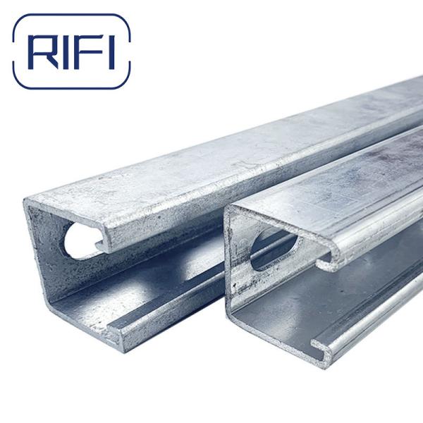 Quality 0.8mm-3mm Thickness Silver Strut Channel for Sturdy and Durable Structural for sale