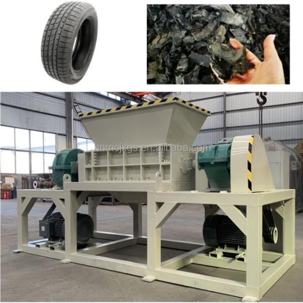 Quality Production Car Wheels Tires Shredder Tyre Rubber Crumb Recycling Machine with for sale