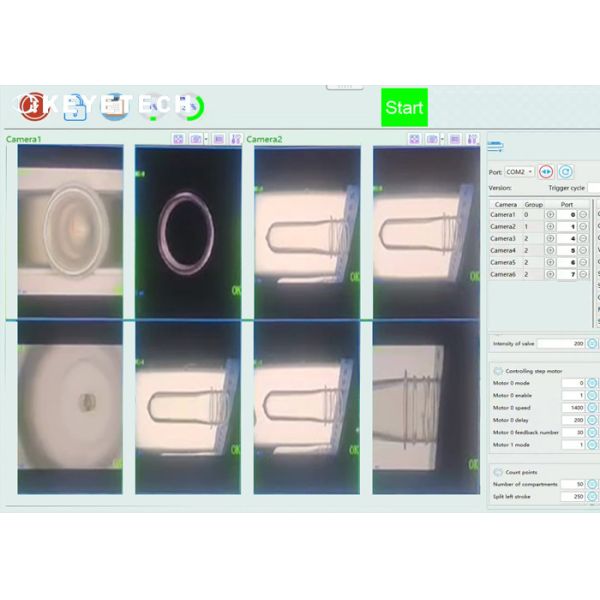 Quality Offline PET Preform Vision Inspection Machine with Material Handling Device for sale