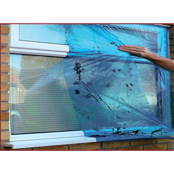 Quality Blue 21'' 600' Window Glass Protection Film for sale