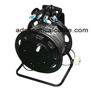 Quality Military Ruggedized Tactical Fiber Optic Cable SM MM With Tight Buffer Coning for sale