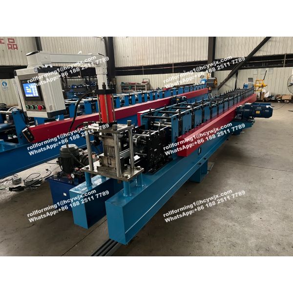Quality Sectional Garage Door Guide Rail Track Sliding Roll Forming Machine for sale