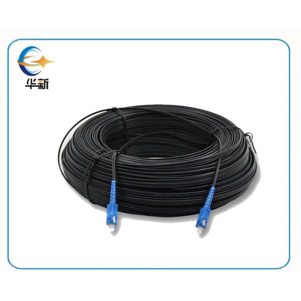 Quality Simplex Single Mode G657a Fiber Preconnectorized Drop Cable SC UPC LC UPC for sale