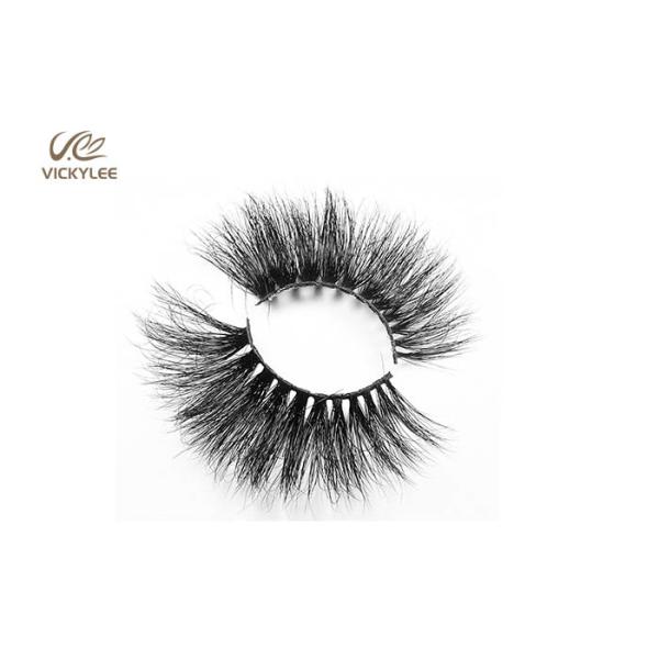 Quality Pure Handmade Natural Mink 21MM 7D Volume Lashes for sale