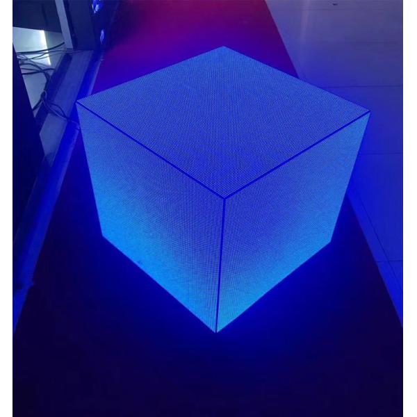 Quality 640x640mm Magic Cube Led Display 3d Effect SMD2121 Large Advertising Square 2 for sale