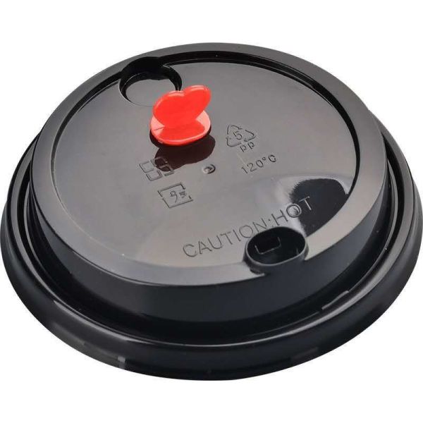 Quality 62mm/78mm/90mm/115mm Coffee Lid for White/Black PP Plastic Sipper Lids Cover of Coffee Cup for sale