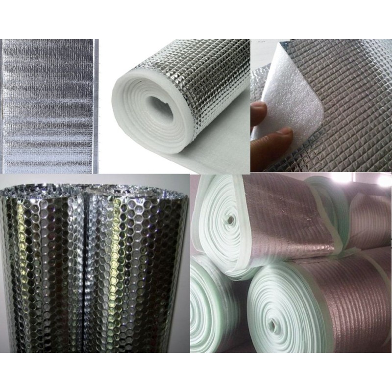 Custom Size Composite Material Single Bubble Fire Retardant Aluminum Foil Insulation Wrap