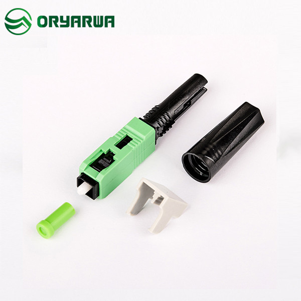 Quality H08 SC APC Fiber Optic Fast Connector 50mm Length for sale