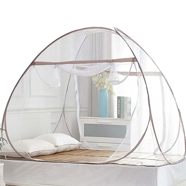 Quality Outdoor Summer Portable Double Door Bed Canopy Folded Design Mosquito Net Tent for sale