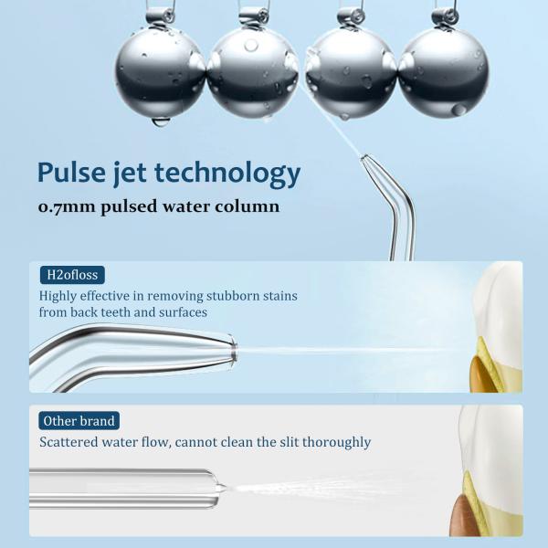 Quality Rechargeable Portable Water Flosser With Detachable Water Tank for sale