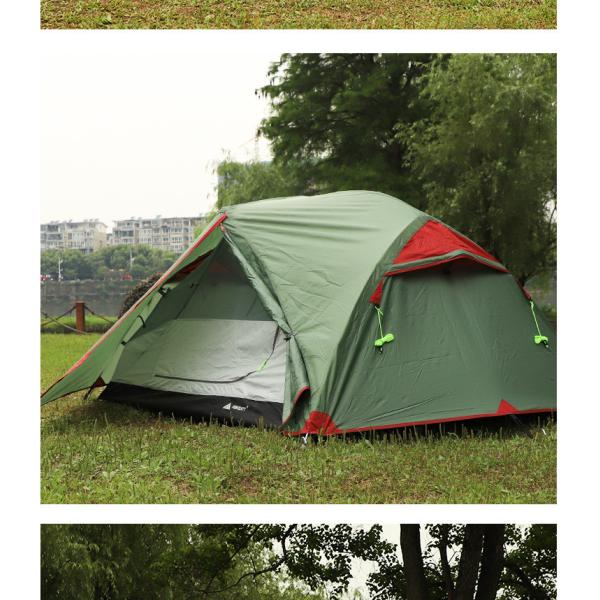 Quality Aluminum Pole Windproof And Rainproof Camping Tent Double Double Decker for sale