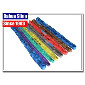 Quality Collapsible Endless Round Slings Customized Length Anti Abrasion for sale