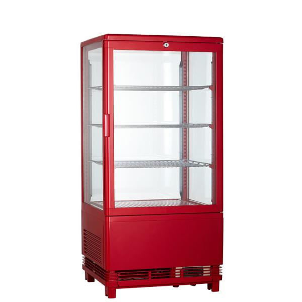Quality Commercial Four Side Table Top Glass Door Display Freezer for sale