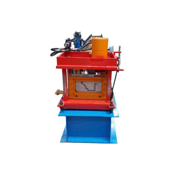 Quality High Precision Gutter Roll Forming Machine , Rain Gutter Machine With Hydraulc for sale