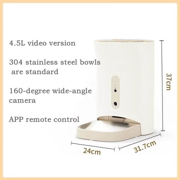 Quality ​Low Noise Automatic Self Dispensing Dog cat Feeder Tamper Proof Interface for sale