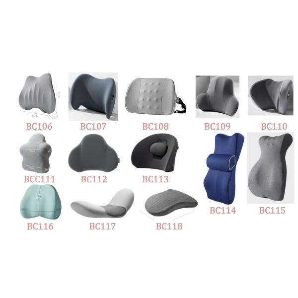 Quality Memory Foam Filling Knitted Office Lumbar Cushion for Sedentary Back Support for sale
