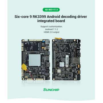 Quality 4K RK3399 Android Linux Embedded System Board Support G Sensor for sale