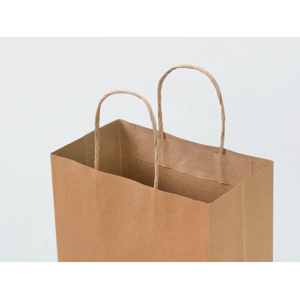 Quality Retail Brown Twisted Handle Paper Bags Food Grade Kraft Paper Shopping Bag for sale