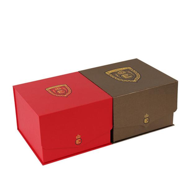 Quality Magnetic Closure Square Baseball Cap Shipping Box Hard Cardboard Lightweight for sale