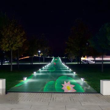 Quality Waterproof Floor Interactive Projection System 5000Lm For Outdoor for sale
