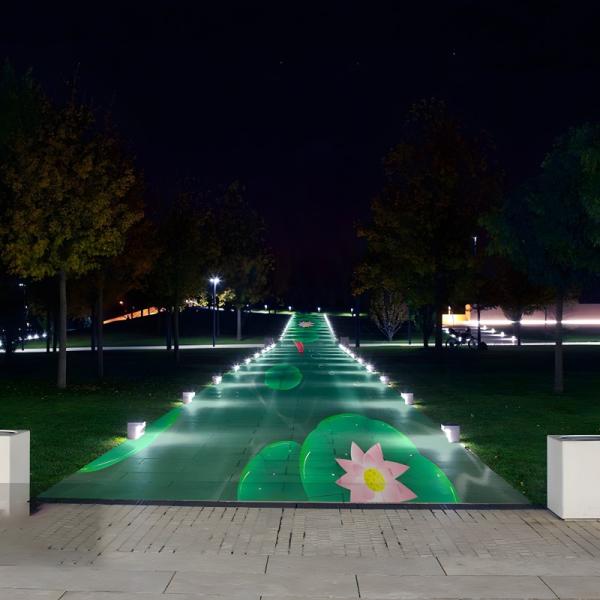 Quality Waterproof Floor Interactive Projection System 5000Lm For Outdoor for sale