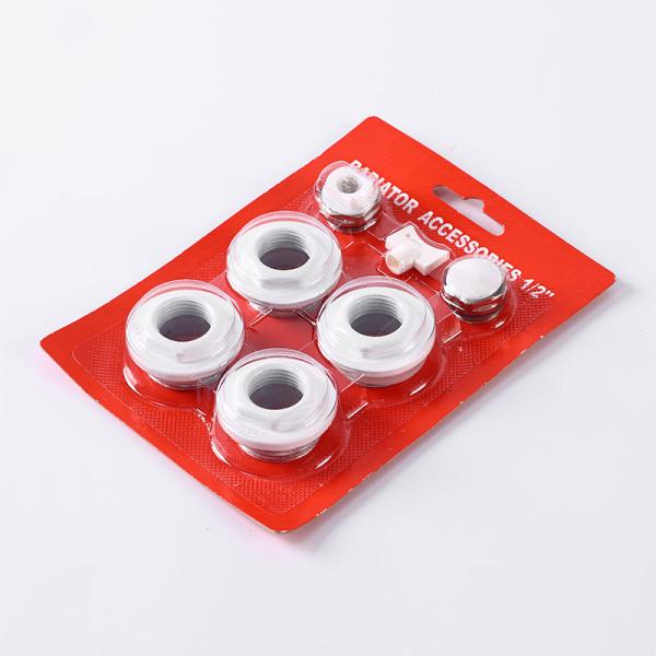 Quality Universal 1/2'' Aluminum Radiator Mounting Kit packed in 7pcs set for sale