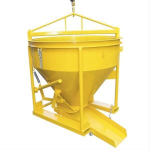 Quality 1 Cubic Meter Concrete Kibble Bucket Concrete Equipment Parts 3000kg Load for sale