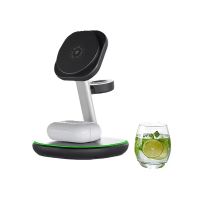 Quality White 15W 3 In 1 Wireless Charging Station for Smart Watch and Earphone Connect for sale