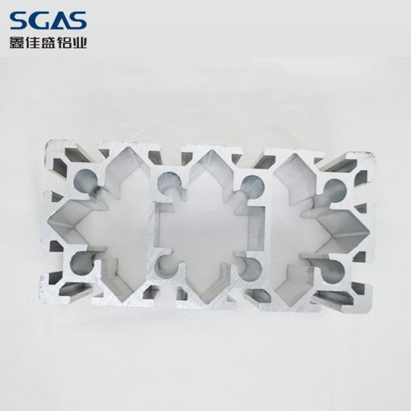 Quality Custom 6063 T5 Extruded Aluminum Extrusion Silver Anodizing Mill Finish for sale