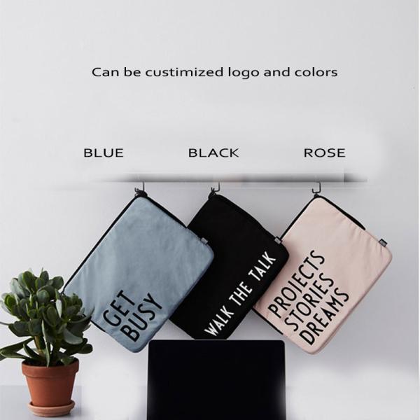 Quality 100% Polyester 13 Inches Zippered Sleeve Laptop Bag for sale
