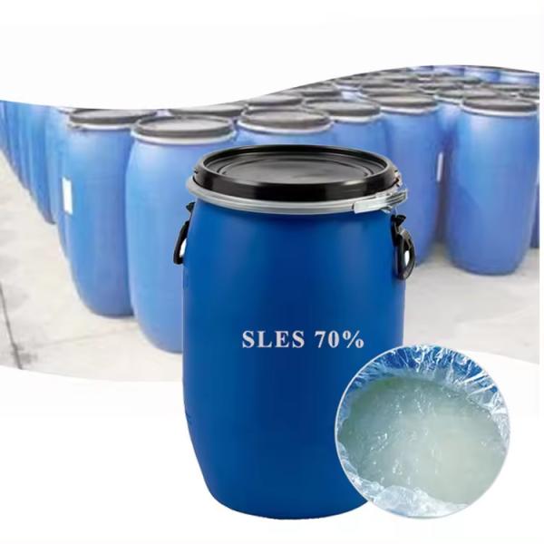 Quality 70% Sodium Laurylether Sulfate SLES C12H26Na2O5S for Industrial Cleaning for sale