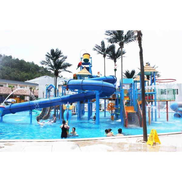Quality Large aqua playground equipment in waterpark projects , aqua park games for sale