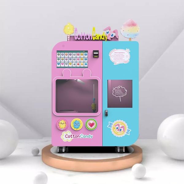 Quality OEM Sugar Fully Automatic Cotton Candy Machine 220V 2500W Fast Humidified for sale